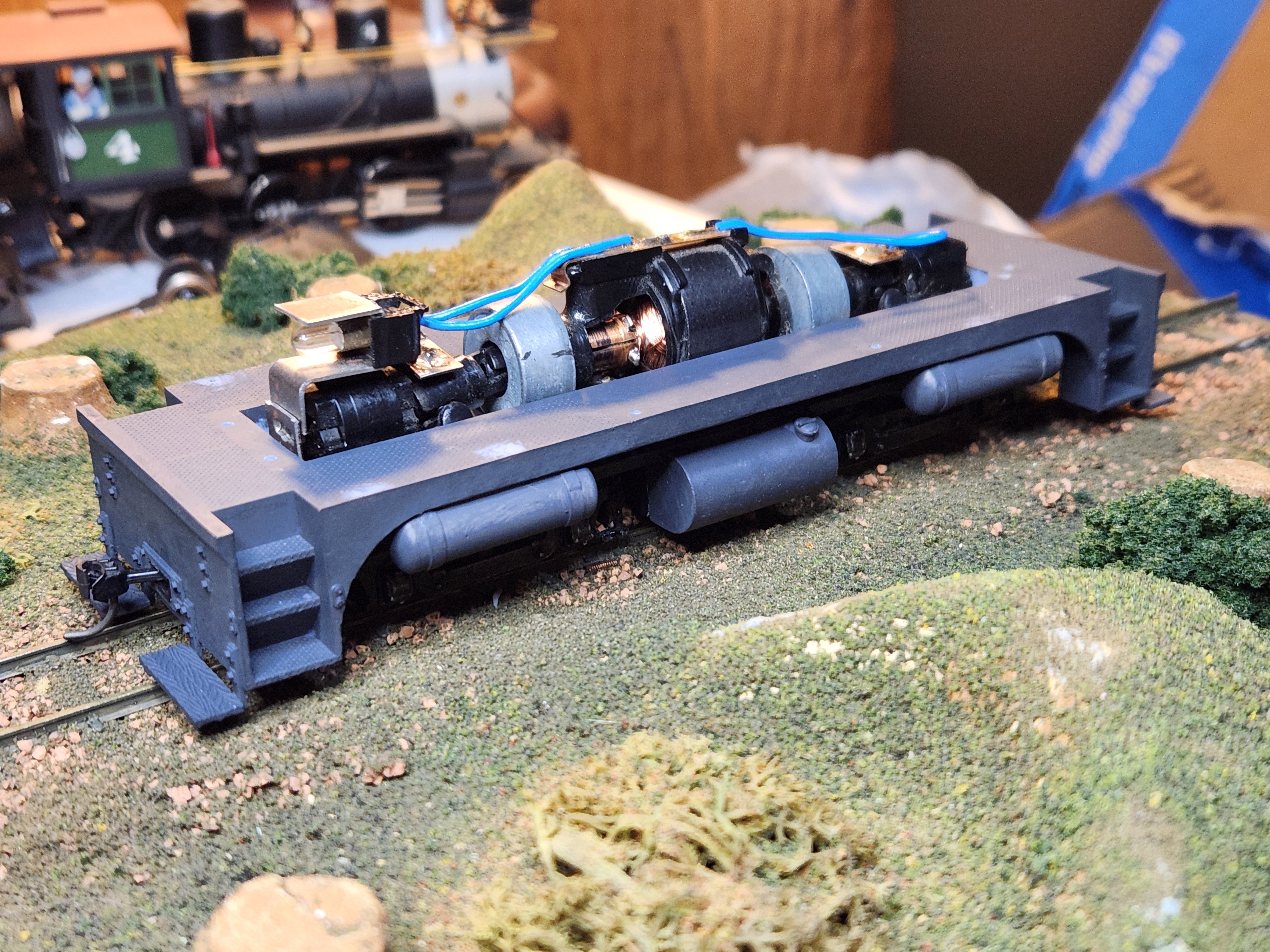On30 Freelance Center Cab Chassis Kit 3D printed For Athearn SW7 Mecha ...